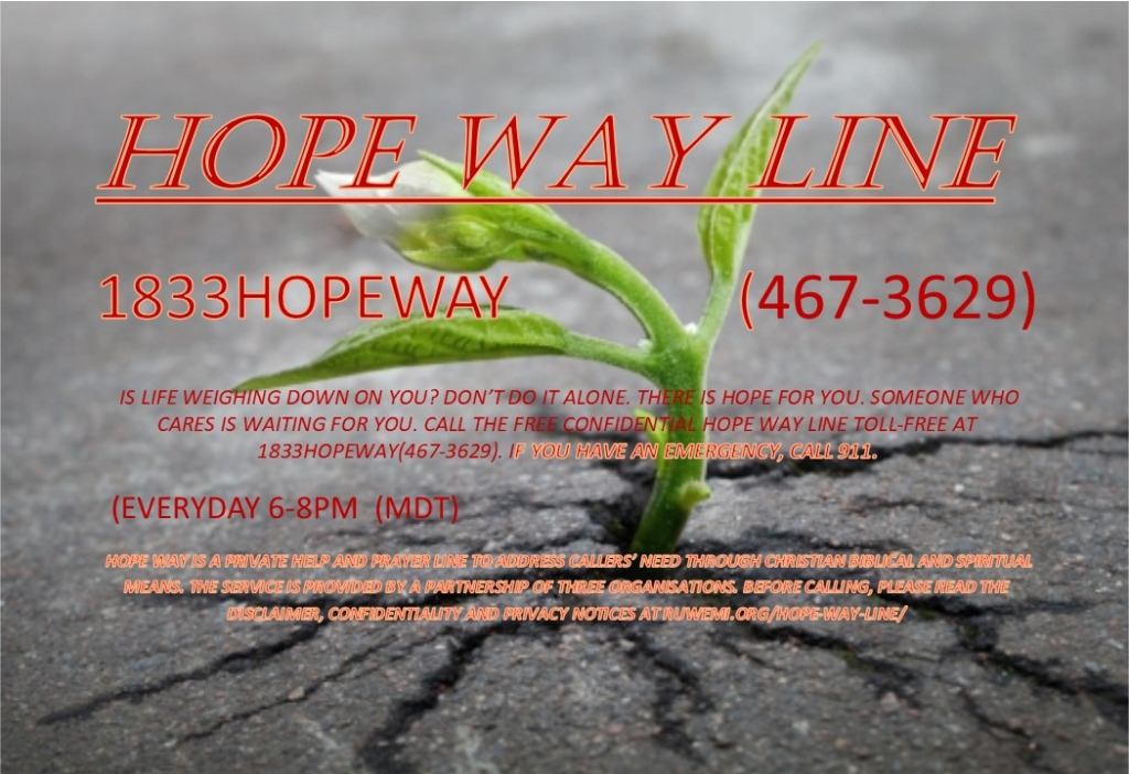 HOPE WAY LINE – RUWEMI Ministries